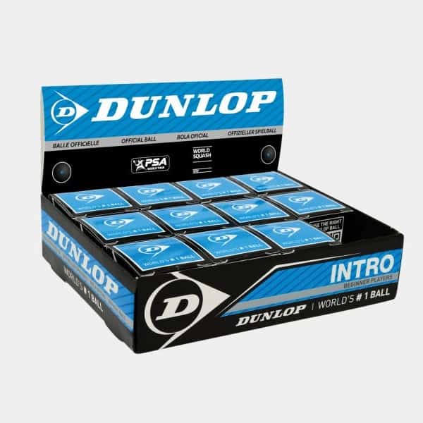 Dunlop Blue Dot Squash Balls by the Dozen – SquashDirect